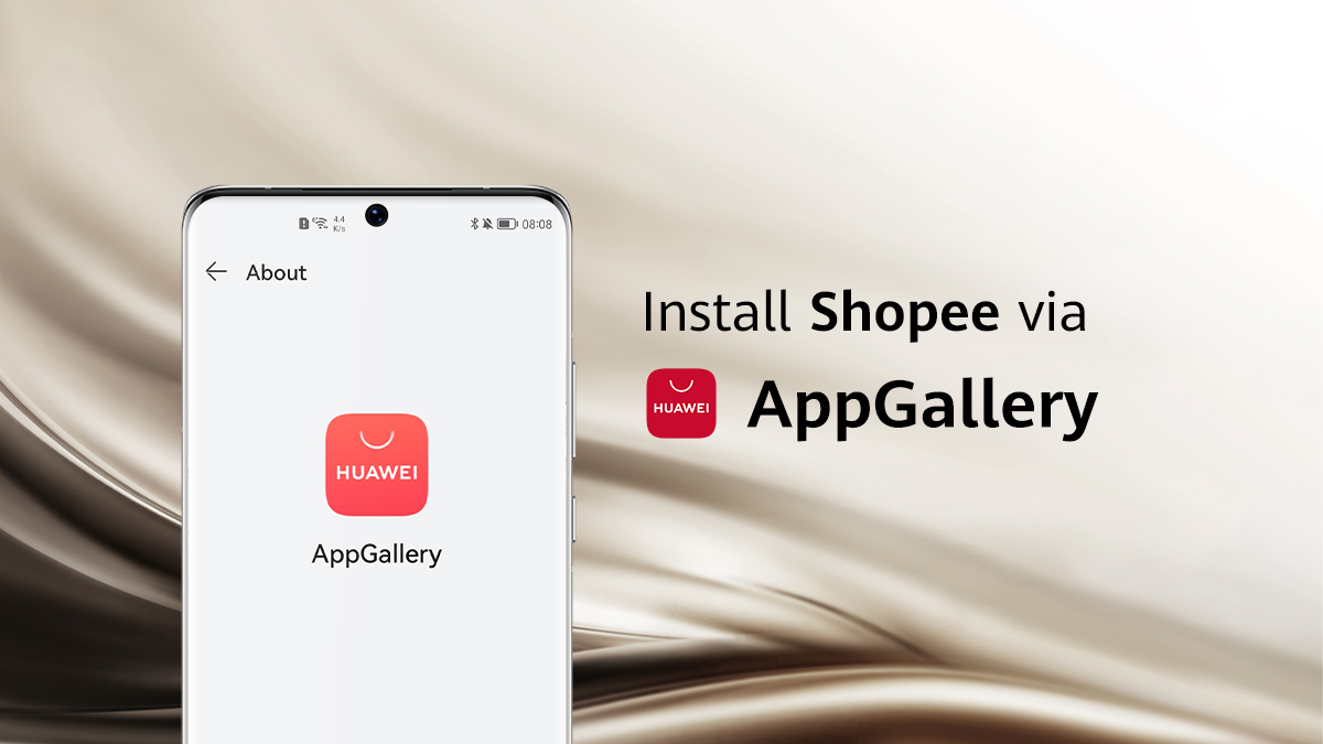 Install Shopee via AppGallery